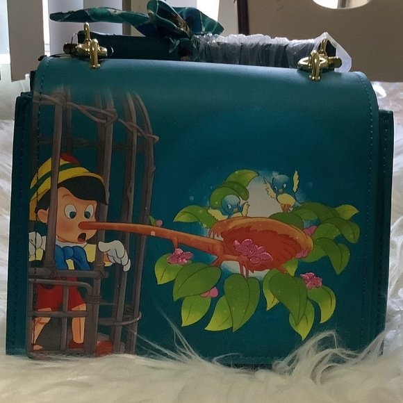 Loungefly | Bags | Loungefly Small Pinocchio Handbagcrossbody Blue ...